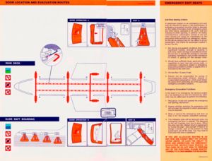 Safety Card: Boeing 777-300 / Jubilee (Singapore Airlines, SingaporeCol ...