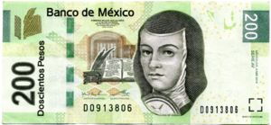 Banknote: 200 Pesos (Mexico(2004-2019 Issue) Wor:P-125n.3