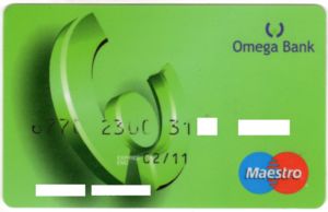 Bank Card: Omega Bank Maestro (06/04) (Omega Bank, GreeceCol:GR-MS-0026
