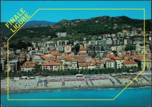 Postcard: Finale Ligure air view (Italy(Finale Ligure (Savona-SV)) Col ...