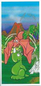 Meal Toy: Dinosaur with bat (Kinder Surprise, Europe) (Kinder ...