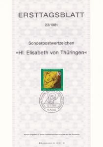 Producto Filatélico: St.Elisabeth of Thuringen (Alemania, República ...