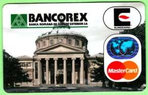 Bank Card: Romanian Athenaeum (Bancorex, RomaniaCol:RO-MC-0002