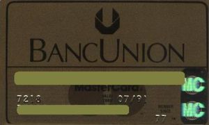 Bank Card: BancUnion (Banc Union, VenezuelaCol:VE-MC-0042