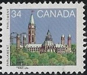 Stamp: Parliament (Canada(Definitives 1985-2000) Sn:CA 925as 📮