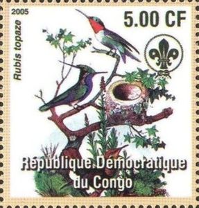 Stamp: Rubis topaze (Congo, Dem. Rep. (Kinshasa): Illegal Stamps ...