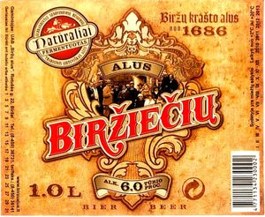 Drink Label: Birzieciu Alus (Birzai - UAB “Biržų alus”, LithuaniaCol:LT ...