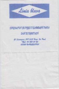 Paper Napkin: Linia Blava (SpainCol:ES-02902