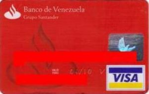 Bank Card: Banco de Venezuela - Grupo Santander (Banco De Venezuela ...