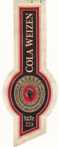 Drink Label: Tucher Cola Weizen (Tucher Traditionsbrauerei, Germany ...