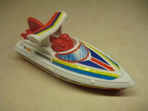 Brindes Infantis: Speedboat (white and red) (Surpresa do Kinder Ovo ...