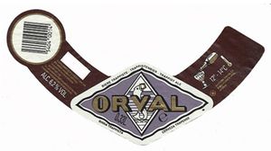 Drink Label: Orval 0,33L (Brasserie d'Orval, BelgiumCol:BE-BEER-018898