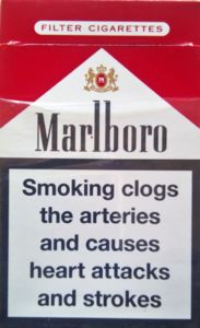 Cigarette Pack: Marlboro Original (United Kingdom of Great Britain ...