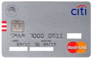 Bank Card: citi MasterCard (04/12) (Citibank, GreeceCol:GR-MC-0123