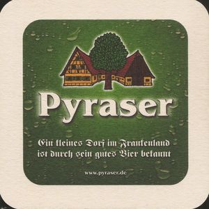 Beer Coaster: Pyraser (Pyraser Landbrauerei GmbH & Co. KG, Germany ...