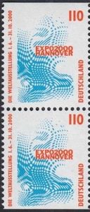 Stamp: Emblem of the World Exhibition EXPO 2000, Hannover (Germany ...