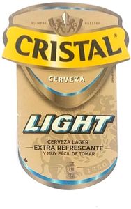 Drink Label: Cristal Light (Embotelladoras CCU S.A., ChileCol:CL-BEER ...