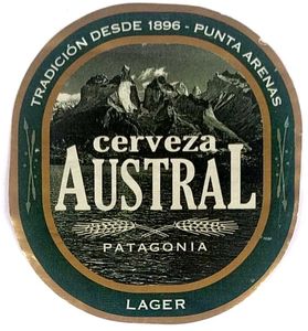 Drink Label: Austral (Cerveceria Austral CCU, ChileCol:CL-BEER-000084