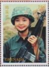 Stamp: Teresa Teng in army uniform (Grenada(Teresa Teng, Chinese ...