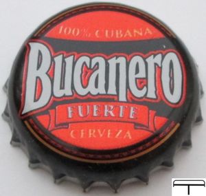 Tapa de botella: Bucanero (Cervecería Bucanero, Cuba) Col:BE-CU-00020