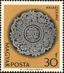 Stamp: Halas Lace (Hungary(Halas Lace) Mi:HU 2001A,Sn:HU 1571,Yt:HU ...
