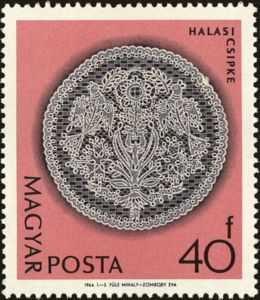 Stamp: Halas Lace (Hungary) (Halas Lace) Mi:HU 2002A,Sn:HU 1572,Yt:HU ...