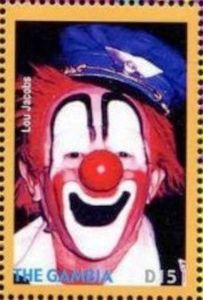 Stamp: Lou Jacobs (Gambia(Circus Performers (2003)) Mi:GM 5019,Sn:GM ...
