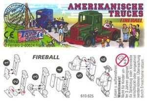 Meal Toy: Fireball (Kinder Surprise, Europe(Kinder - Amerikanische ...