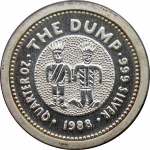 Coin: 25 Cents (Dump) (Australia(1988~1990 - Holey Dollar and Dump) WCC ...