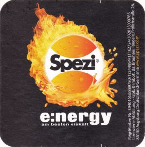 Drink Label: Spezi (Brauhaus Riegele, Germany, Federal RepublicCol:DE ...