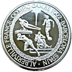 Münze: 20 Crowns (Barcelona - Albertville Olympic Games) (Turks- und ...