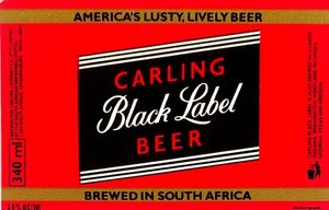 Drink Label: Black Label (SAB (Pty) Ltd., South AfricaCol:ZA-BEER-000097