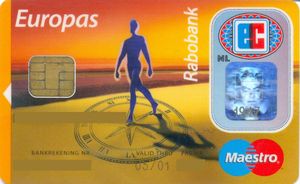 Bank Card: Eurocheque Europas 8 (Rabobank, NetherlandsCol:NL-MS-0031.02