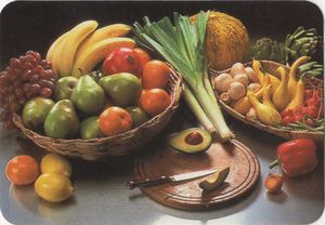 Calendario de Bolsillo: Vegetables (España(Food) Col:ESP-1998-Food-002