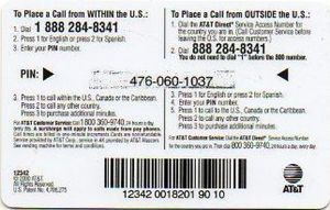Phonecard: Calling People 40 (AT&T (ATT), United States of America) (4 ...