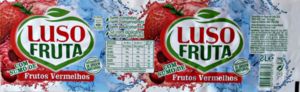 Drink Label: Luso Fruta (Sociedade da Agua de Luso. S.A., PortugalCol ...