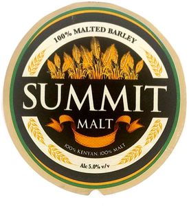 Drink Label: Summit Malt (Keroche Breweries, KenyaCol:KE-BEER-000043