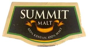 Drink Label: Summit Malt (Keroche Breweries, KenyaCol:KE-BEER-000043