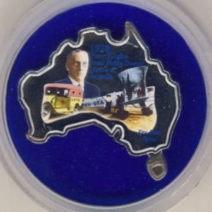 Coin: 1 Dollar (First Flying Doctor Service) (Tuvalu) (2003 - Pioneers ...