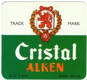 Drink Label: Cristal Alken (Alken-Maes S.A., BelgiumCol:BE-BEER-019087