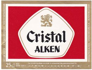 Drink Label: Cristal Alken (Alken-Maes S.A., BelgiumCol:BE-BEER-019106
