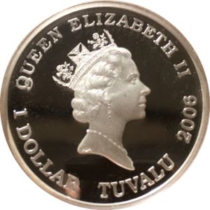 Coin: 1 Dollar (Lamborghini Countach) (Tuvalu(2006 - International ...