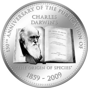 Coin: 1 Dollar (200th Birthday of Charles Darwin) (Tuvalu(2009 - 200th ...