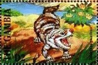 Stamp: Diarthrognathus (Gambia(Dinosaurs (1995)) Mi:GM 2025,Sn:GM 1605l ...