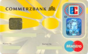 Bank Card: Commerzbank ec card 01 (Commerzbank, Germany, Federal ...
