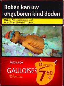 Cigarette Pack: Gauloises (NetherlandsCol:NL-CT-0092