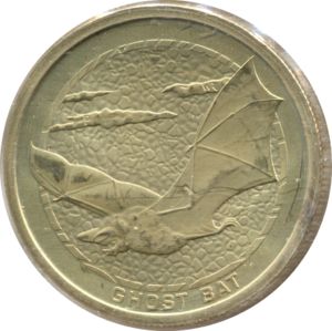 Coin: 1 Dollar (Ghost Bat) (Australia) (1970~Today - Numismatic ...