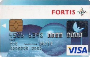 Bank Card: Fortis (ASLK-CGER Fortis Bank, BelgiumCol:BE-VI-0005-3
