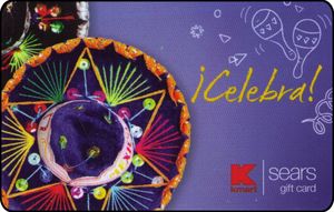 Gift Card: I Celebra (Kmart and Sears, United States of America(Kmart ...