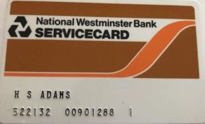 Bank Card: Servicecard (National Westminster Bank, United Kingdom of ...